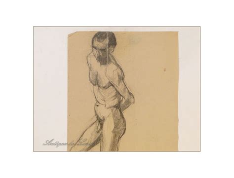 Naked Men Drawings Study Colarossi Th