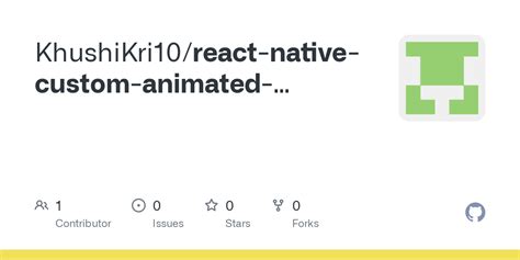 GitHub KhushiKri10 React Native Custom Animated Progressbar