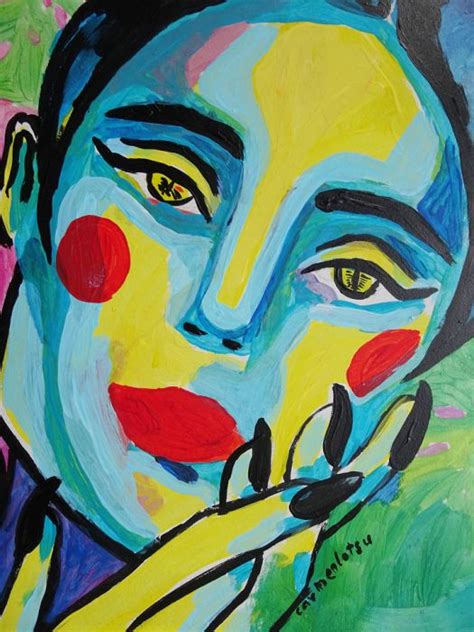 Obraz Do Salonu Hiszpanka Portret Pop Art Fowizm Aliceoiloncanvas