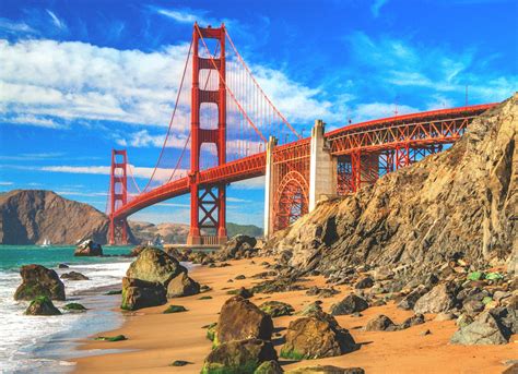 Golden Gate Bridge San Francisco California Jigsaw Puzzle In Bridges