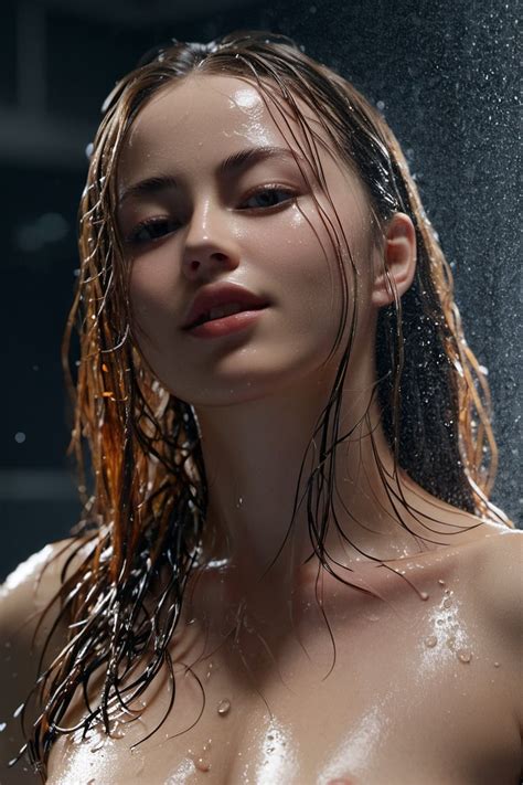 Naked Wet Woman Realistic Pho Image Created By Tensor Art