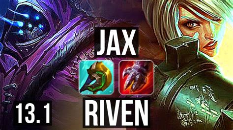 Jax Vs Riven Top Solo Kills M Mastery Legendary