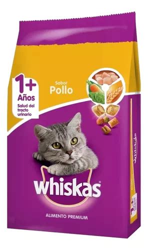 Alimento Whiskas 1 Whiskas Gatos Para Gato Adulto Sabor Pollo En Bolsa