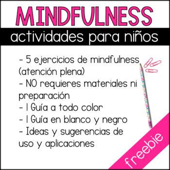 ACTIVIDADES DE MINDFULNESS PARA NIÑOS EN ESPAÑOL by Meraki Orientacion