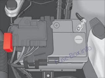 ヒューズとリレーの図 SEAT Ibiza Mk4 6J 2008 2012 ヒューズボックスの概略図
