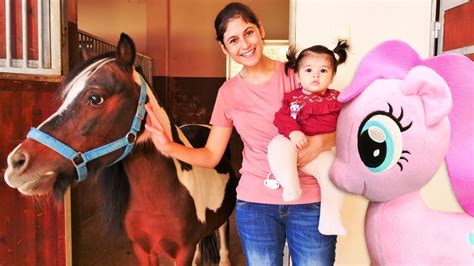 Bebek videoları Sevcan Derin Ayşe ve Defne ile at çiftliğinde bir gün