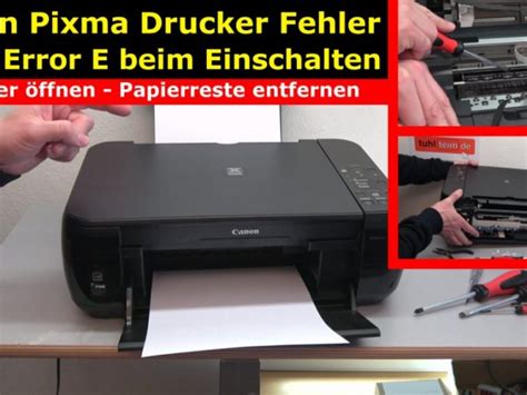 Canon Pixma Drucker Druckkopf Auswechseln Ausbauen Und Wechseln