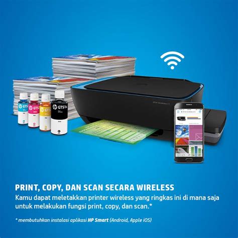 Jual Hp 419 Ink Tank Wireless Printer Print Copy Scan Wifi Di Seller