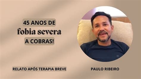 Ele se livrou de uma fobia severa em uma única sessão a Terapia