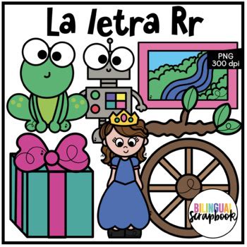 Abecedario En Espa Ol La Letra Rr Spanish Alphabet Clipart Tpt