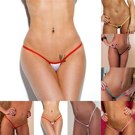 Tanga Micro G String Mini Bragas Ropa Interior Sexy Para Mujer Shopee