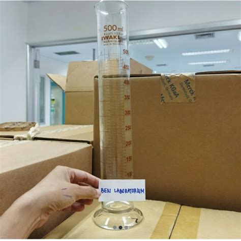 Jual GELAS UKUR IWAKI 500 ML ORIGINAL CLASS A MEASURING CILINDER IWAKI