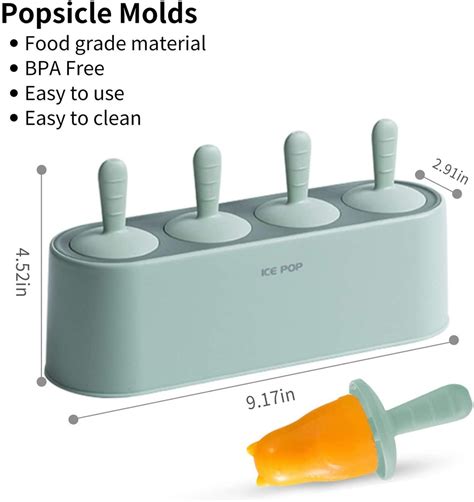 Silicone Popsicle Molds Baby Popsicle Molds BPA Free Etsy