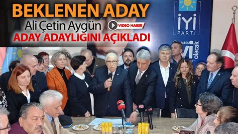 ALİ ÇETİN AYGÜN MİLLETVEKİLİ ADAY ADAYLIĞINI İLAN ETTİ Karabük Net Haber