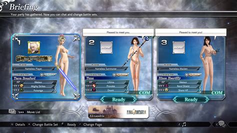 Dissidia Nt Modding Thread Adult Gaming Loverslab