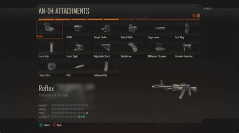 Black Ops 2 Multiplayer Overview Weapons Attachments Wildcards