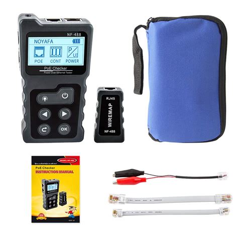 NOYAFA Testeur PoE Tester En Ligne Power Over Ethernet Testeur De