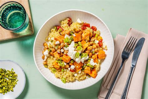 Salade de couscous perlé feta pistaches Recette HelloFresh