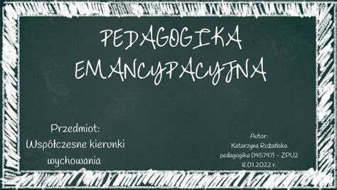 Pedagogika Emancypacyjna