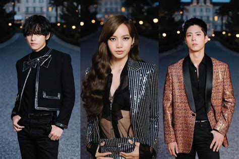 Lisa de Blackpink V de BTS et Park Bo gum réunis lors d un événement