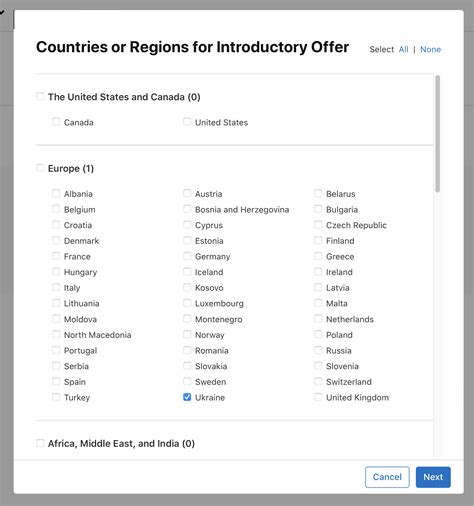 Set Up Introductory Offers For Auto Renewable Subscriptions Manage