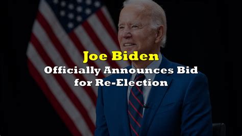 Joe Biden Officially Announces Bid For Re Election The Deep Dive