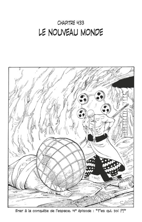 One Piece édition originale Chapitre 433 Éditions Glénat