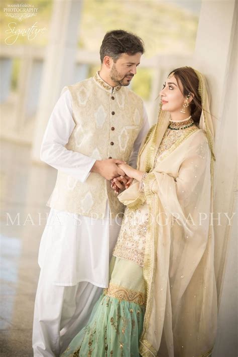 Aisha Khan On Her Nikkah Pakistaniweddings Aishakhan Nikkah Couple