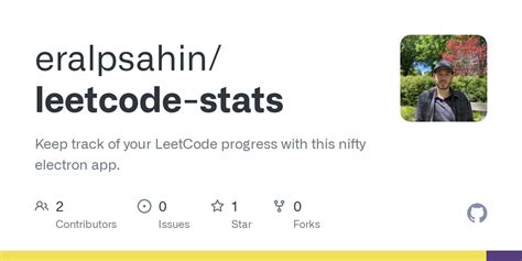 github eralpsahin leetcode stats keep track of your leetcode progress with this nifty