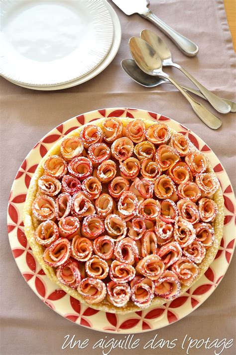 Tarte Aux Pommes Bouquet De Roses Une Aiguille Dans L Potage