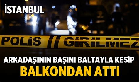 Arkadaşının başını baltayla kesip balkondan attı Asayiş Afyon Kent