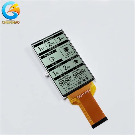 Tn Positive LCM Transflective LCD Monochrome Display For Gas Meters
