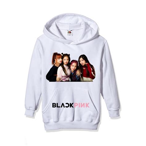 Hanorac Personalizat Dama Kpop Cu Blackpink Bumbac Alb L EMAG Ro