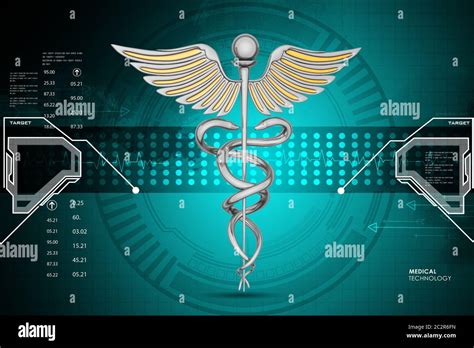 Caduceus Medical Symbol Stock Photo Alamy
