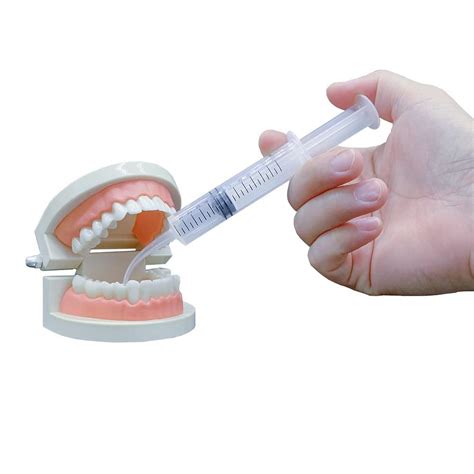Wisdom Teeth Syringe Pack Dental Irrigation Curved Syringes For