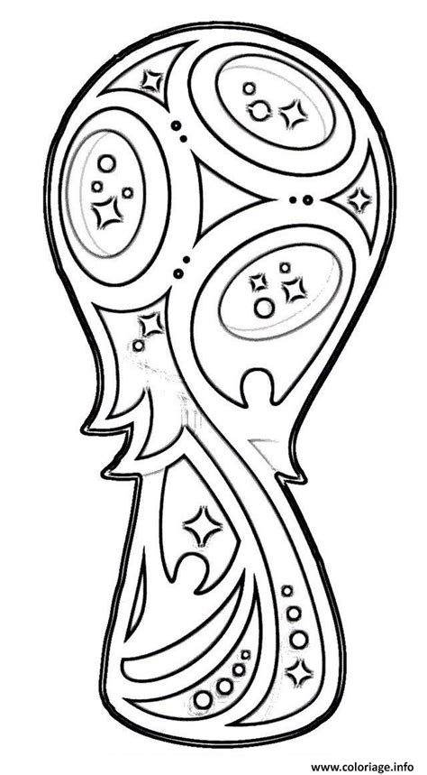 Coloriage Coupe Mondial Fifa Russie 2018 Dessin Foot à imprimer