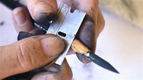 Epic Pencil Sharpening Video How To Sharpen An Atelier Charcoal