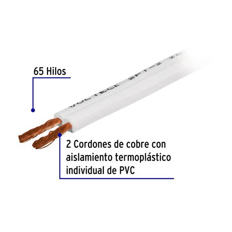 Cable Dúplex Pop 12 Por Metro Volteck Feted