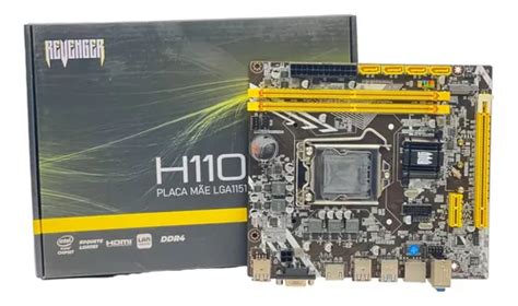 Placa Mãe Lga1151 Chipset H110 Lan 1000 Intel 32gb Usb 3 0