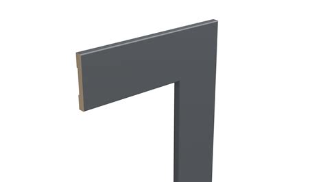Opaska Grafit Antracyt Listwy Futryny Drzwi 6cm OPASKA DRZWI BASE