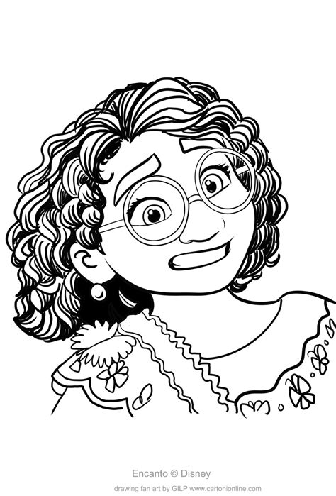 Desenhos Para Colorir Da Familia Madrigal