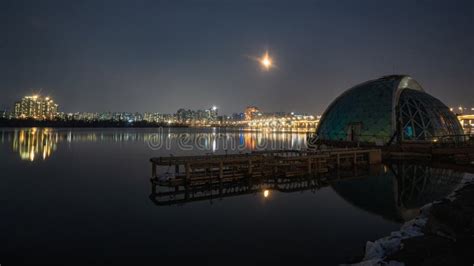 Yeouido Hangang Riverside Park And Beautiful Nightscape Near Mapo