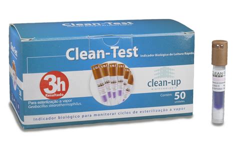 Teste Indicador Biológico 3 Horas 50 Unidades Clean up