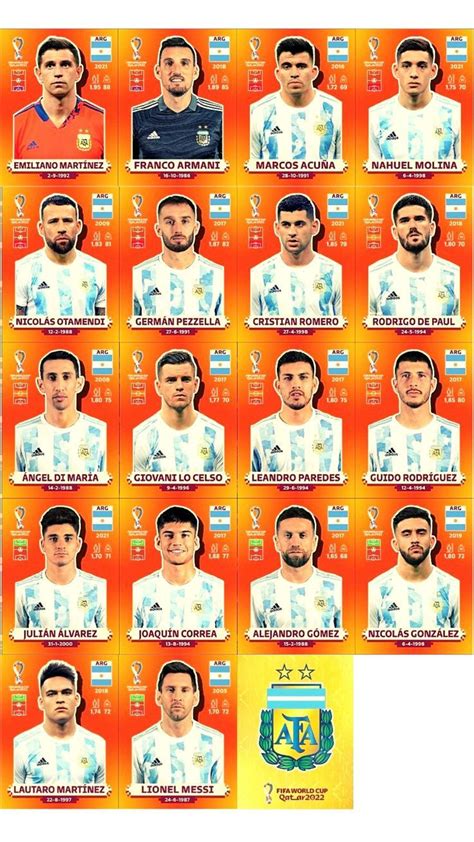 ALL STICKERS ARGENTINA PANINI WORLD CUP 2022 Consejos de fútbol