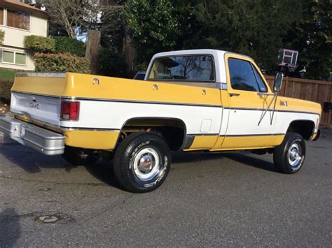 1979 Chevy GMC 4x4 Sierra Grande 15 Pickup Truck C 10 A C Short Bed