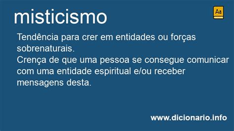 Significado De Misticismo