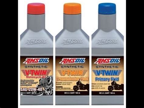 AMSOIL 20W 40 Synthetic V Twin Motorcycle Oil For Victory And Indian