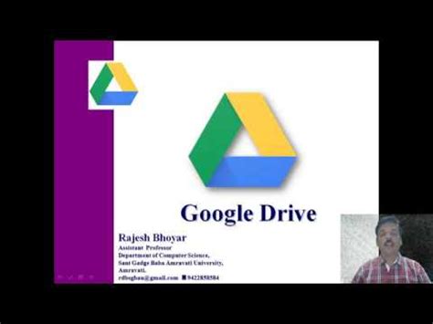 Google Drive Tutorial Youtube