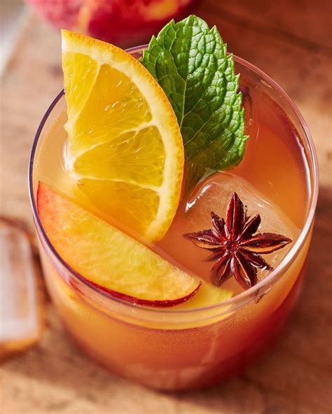 Bourbon Peach Iced Tea Baker By Nature Peach Ice Tea Fruity Drinks