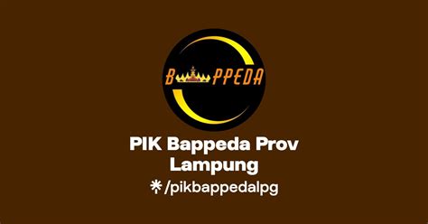 PIK Bappeda Prov Lampung Linktree
